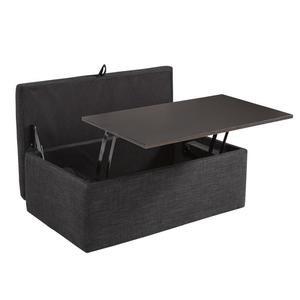 Landen lift top upholstered storage ottoman coffee table store